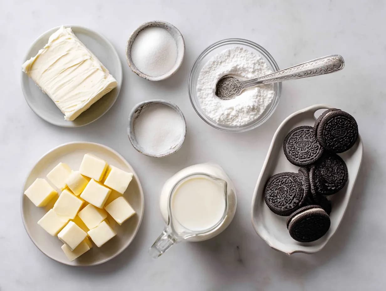 Oreo Cream Cheese Frosting – Easy, Fluffy, and Delicious